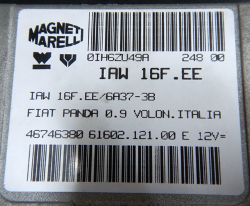 Plug & Play Magneti Marelli Engine ECU, Fiat Panda, IAW 16F.EE, 61602. – Cartech Electronics Ltd