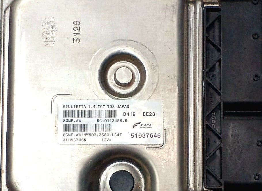 Plug & Play Magneti Marelli Engine ECU, FPT, 8GMFAW, 8GMF.AW, 51937646 ...