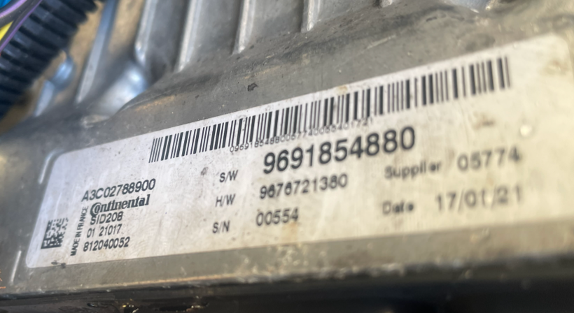 Plug & Play Continental Engine ECU, Peugeot Boxer, A3C02788900, SID208 ...