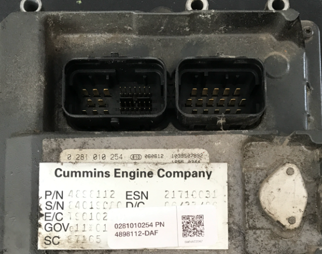 Plug & Play DAF Bosch Engine ECU, 275 HP 6 CYL Cummins 4898112, 028101 ...