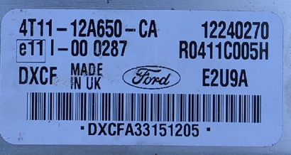 Plug & Play Delphi Engine ECU, Ford, 12240270, 4T11-12A650-CA, R0411C0 ...