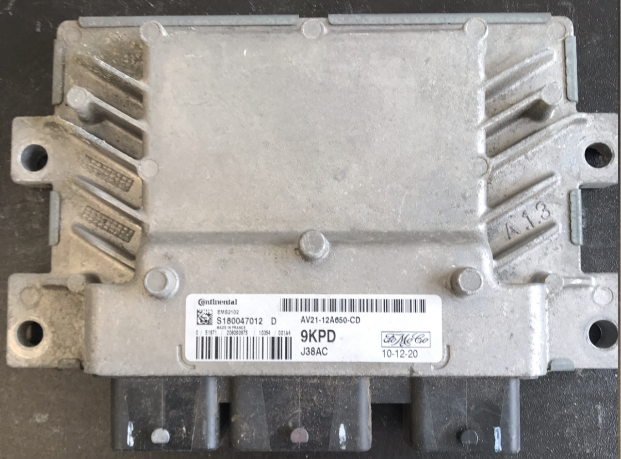 Plug & Play Continental Engine ECU, Ford Fiesta 1.25, EMS2102, J38AC ...