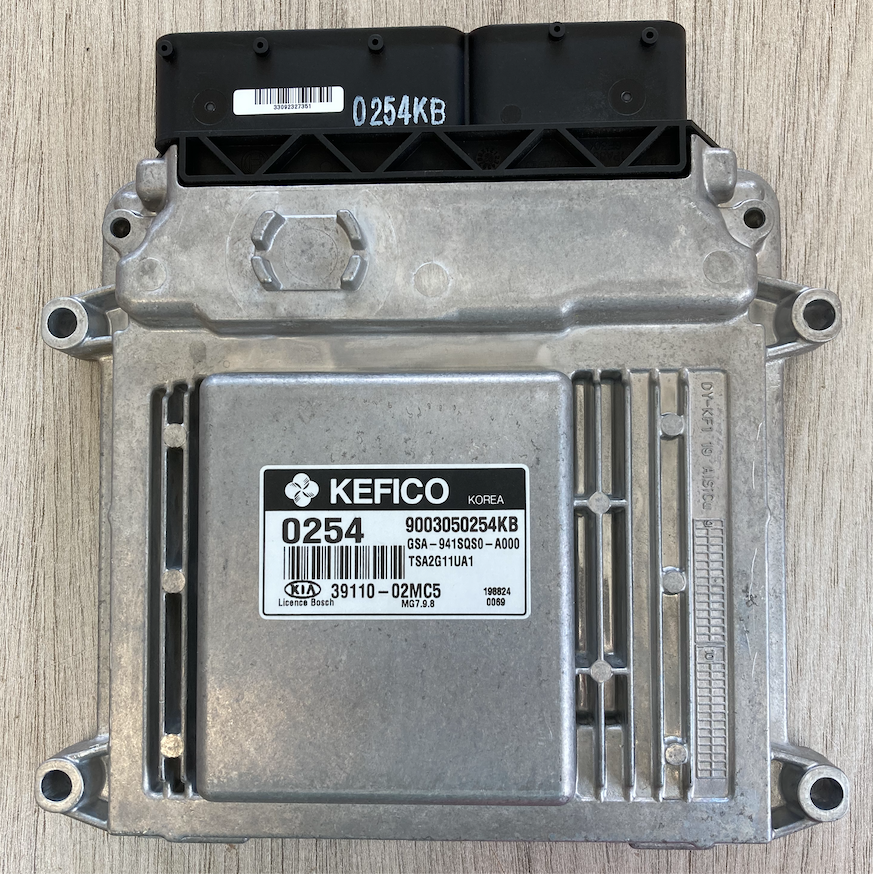 Plug & Play Kefico Engine ECU, Kia, 9003050254KB, 39110-02MC5, 0254, M ...
