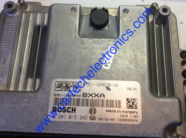 Plug & Play Bosch Engine ECU, Ford TDCI, 0 281 015 242, 0281015242, 8M ...
