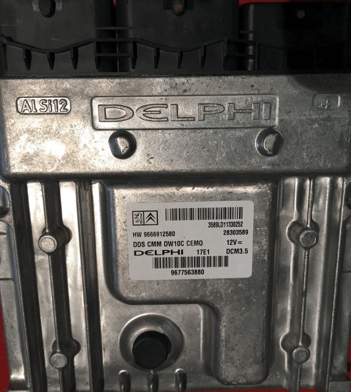 Plug & Play Delphi Engine ECU, DCM3.5, HW 9666912580, 28303589, 967756 ...