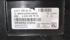Plug & Play Mercedes Siemens Engine ECU, 5WK9070807, 5WK90708 07, A004 ...