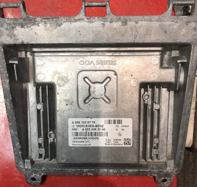Plug & Play Siemens VDO Engine ECU, Mercedes-Benz, SIM266, A2661539779 ...