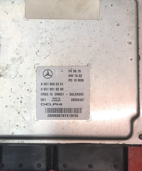 Plug & Play Delphi Engine ECU, Mercedes-Benz, A6519000301, A6519019200 ...