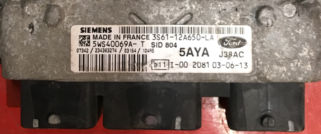 Plug & Play Siemens Engine ECU, Ford, 5WS40069A-T, 3S61-12A650-LA, 5AY ...