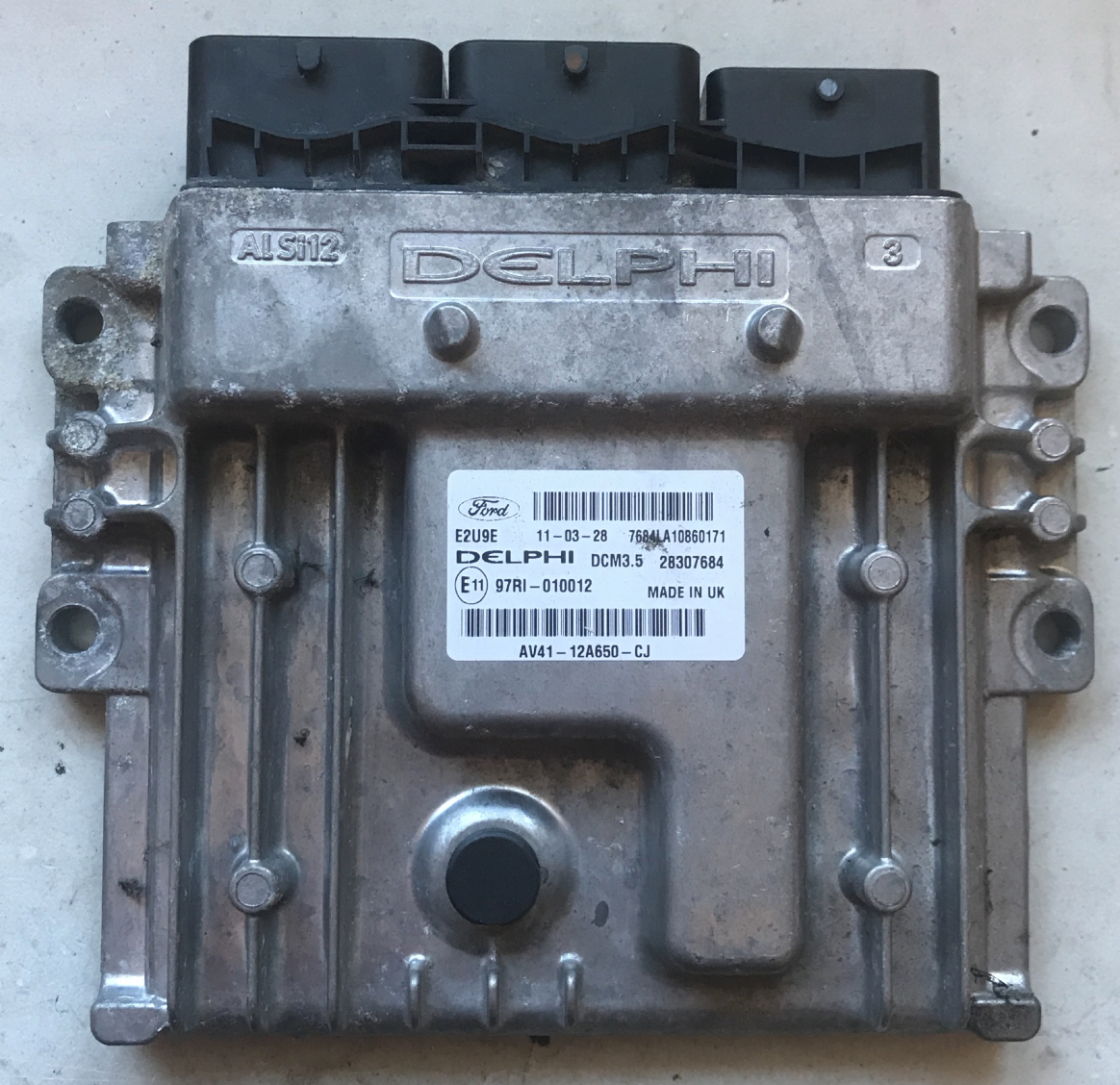 Plug & Play Delphi Engine ECU, Ford Diesel, AV4112A650CJ, AV41-12A650 ...