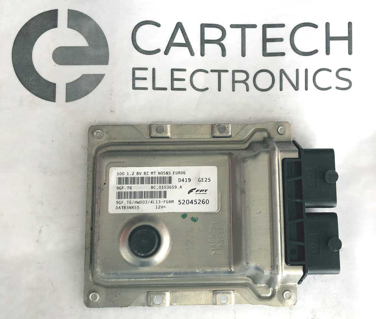 Plug & Play Magneti Marelli Engine ECU, 9GF.T6, 52045260, BC.0153659.A ...