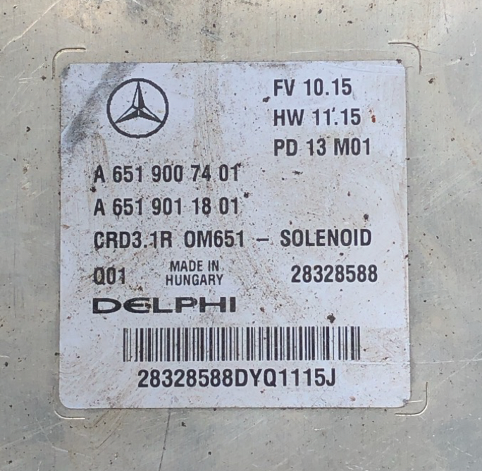 Plug & Play Delphi Engine ECU, Mercedes-Benz, A6519007401, A 651 900 7 ...