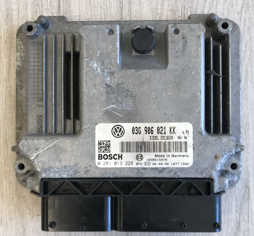 Plug & Play Bosch Engine ECU, VW Golf, Jetta 2.0 TDI, 0281013228, 0 28 ...